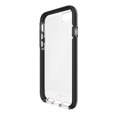 Tech21 Evo Mesh Hardshell Case for iPhone 7/8/SE 2020 - Clear/Black ...