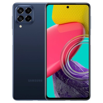 Samsung Galaxy M53 5G 128GB Dark Blue UNLOCKED - musicMagpie Store